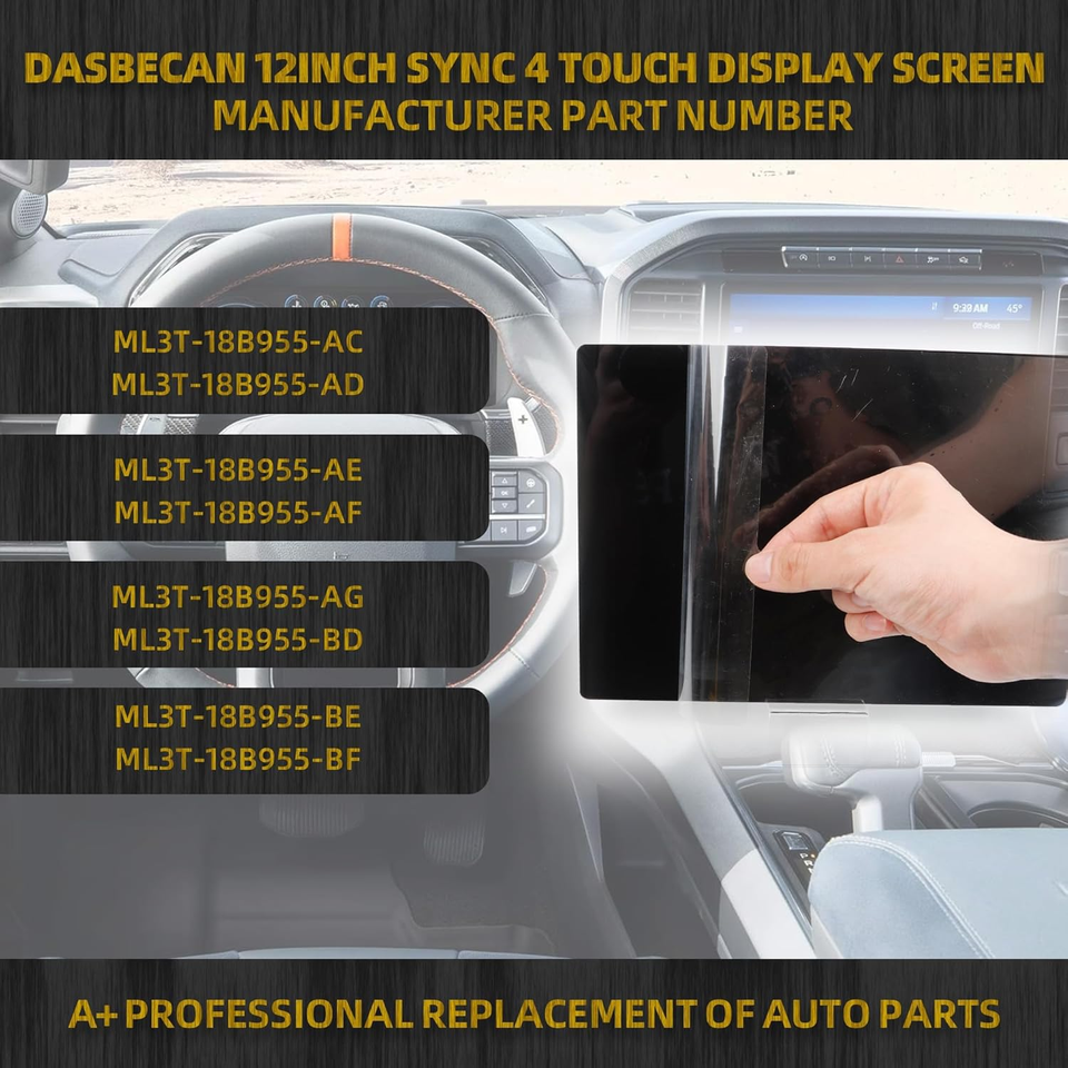 12" Display Screen Radio Navigation SYNC 4 For Ford F150 F-150 F250 ...