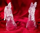 Pair Princess House #6543 Lead Crystal Angel Candleholders Original Box ...