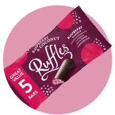 6 X Jamesons Peppermint & Raspberry Coconut Ruffle Bars Gift Dark ...