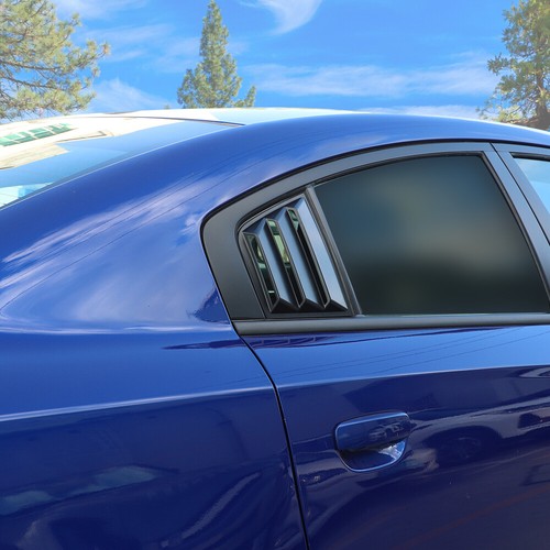 2pc Rear Side Window Glass Blind Quarter Louver Cover Trim For 15 ...