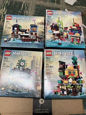 LEGO Micro Ninjago Sets 40703 40704 40705 40706 Complete Collection | eBay