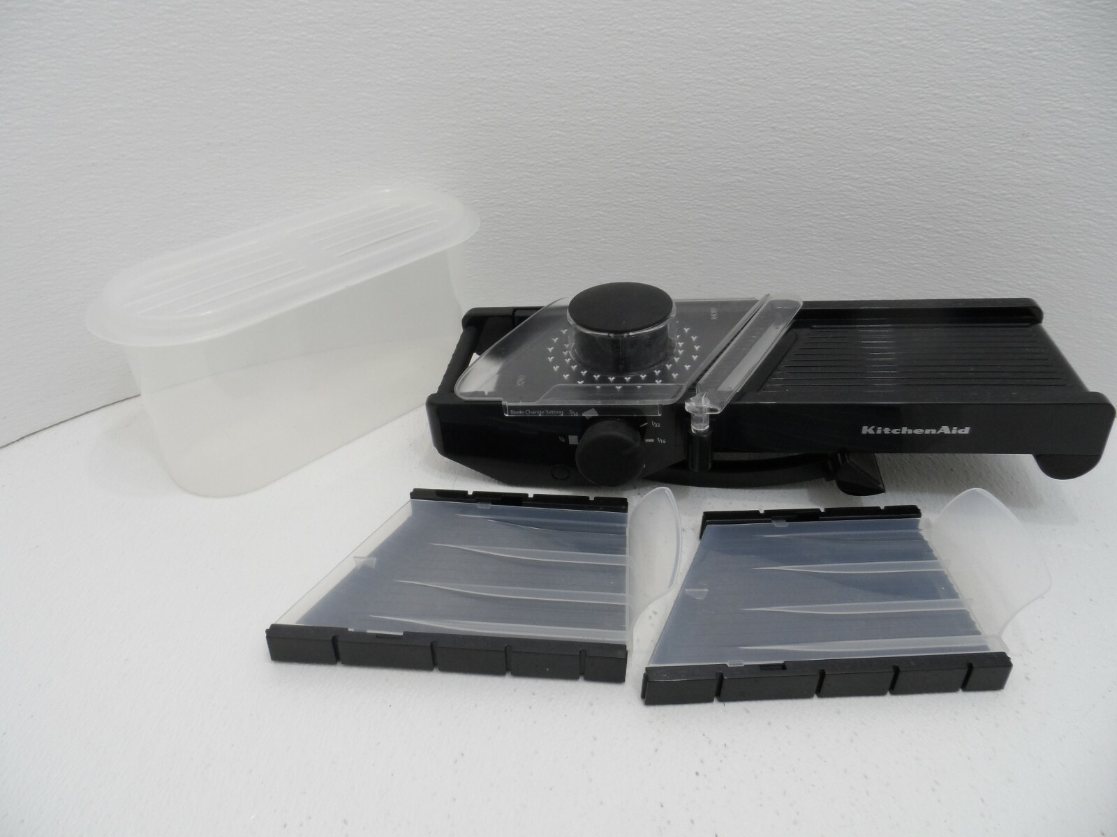Kitchenaid Mandolin Slicer with Storage Case/Attachments & Manual Black ...