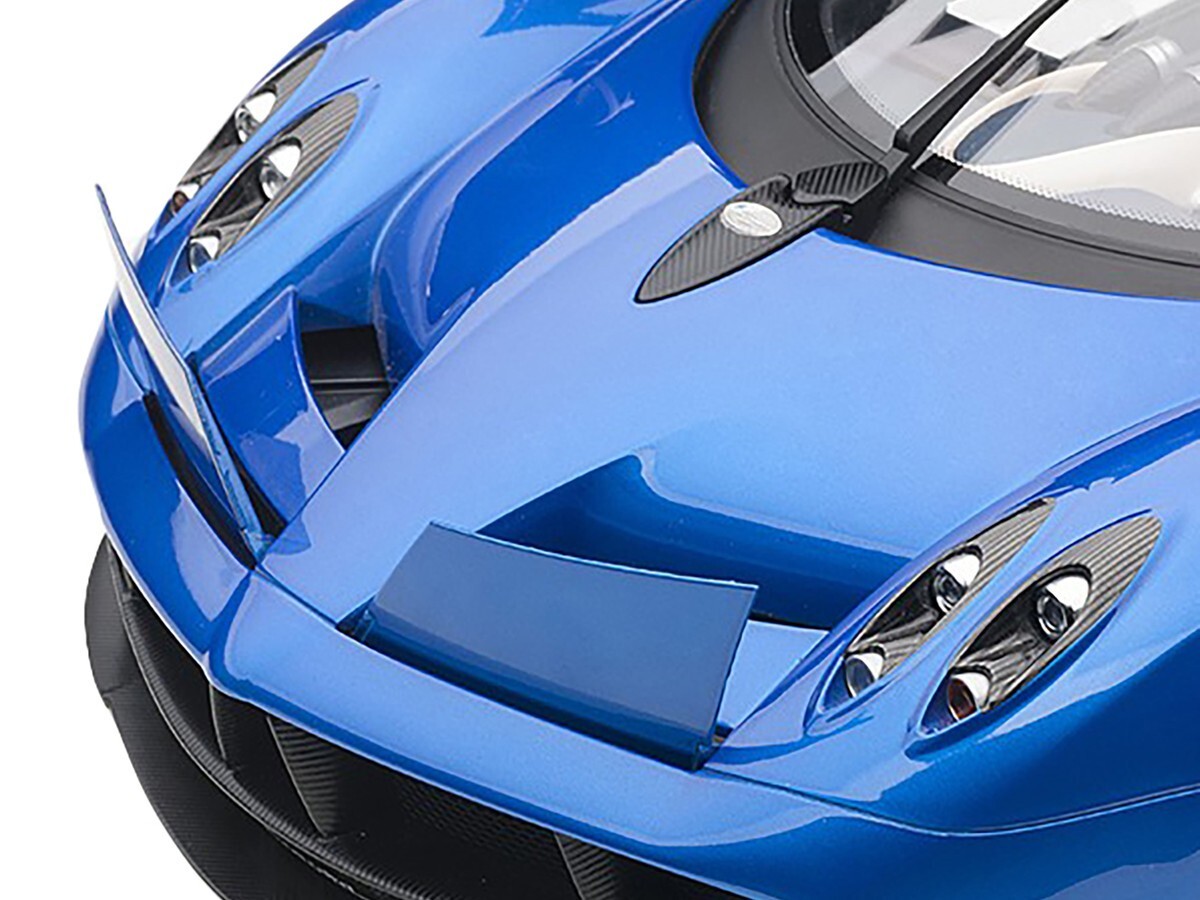 1/12 Pagani Huayra Metallic Blue W/Silver Wheels Model Car By Autoart ...