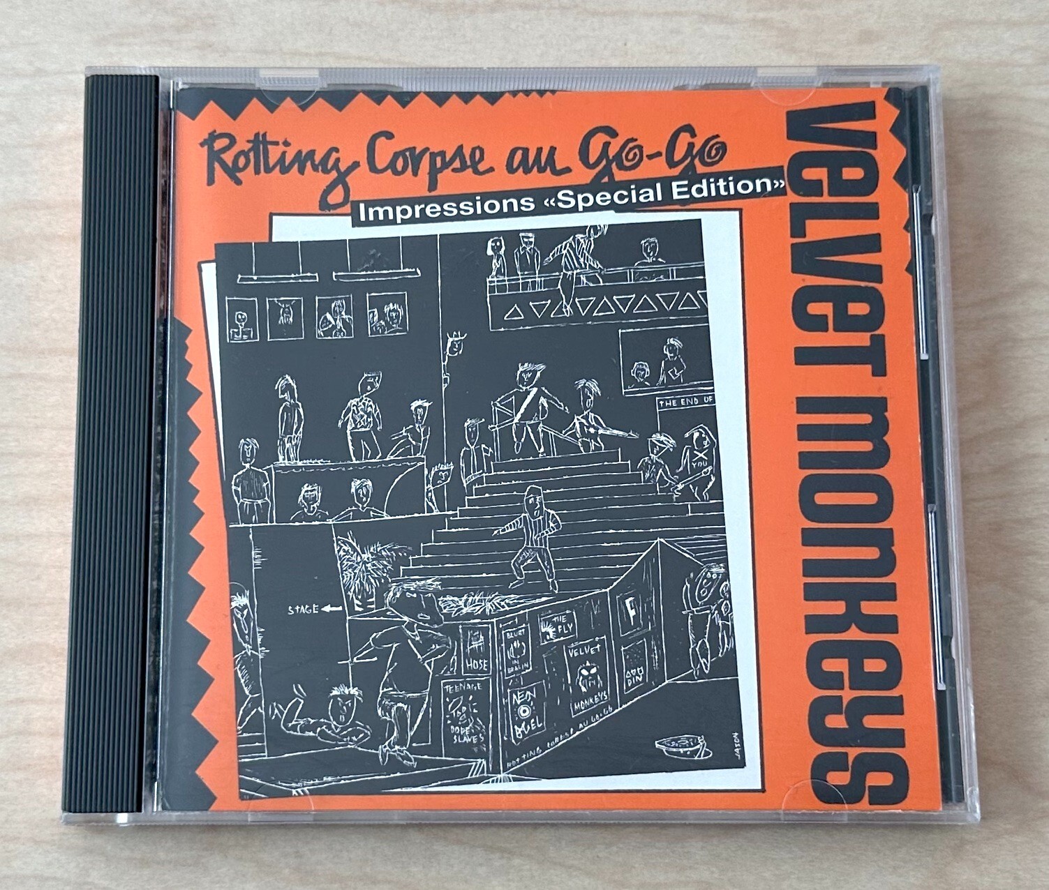 VELVET MONKEYS Rotting Corpse Au Go Go (1989) CD Shimmy Disc ...