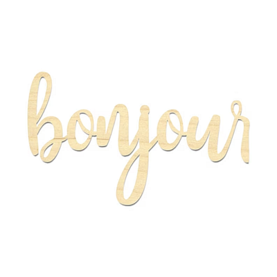 Bonjour Sign Bonjour High Illuminated Sign Bleuh