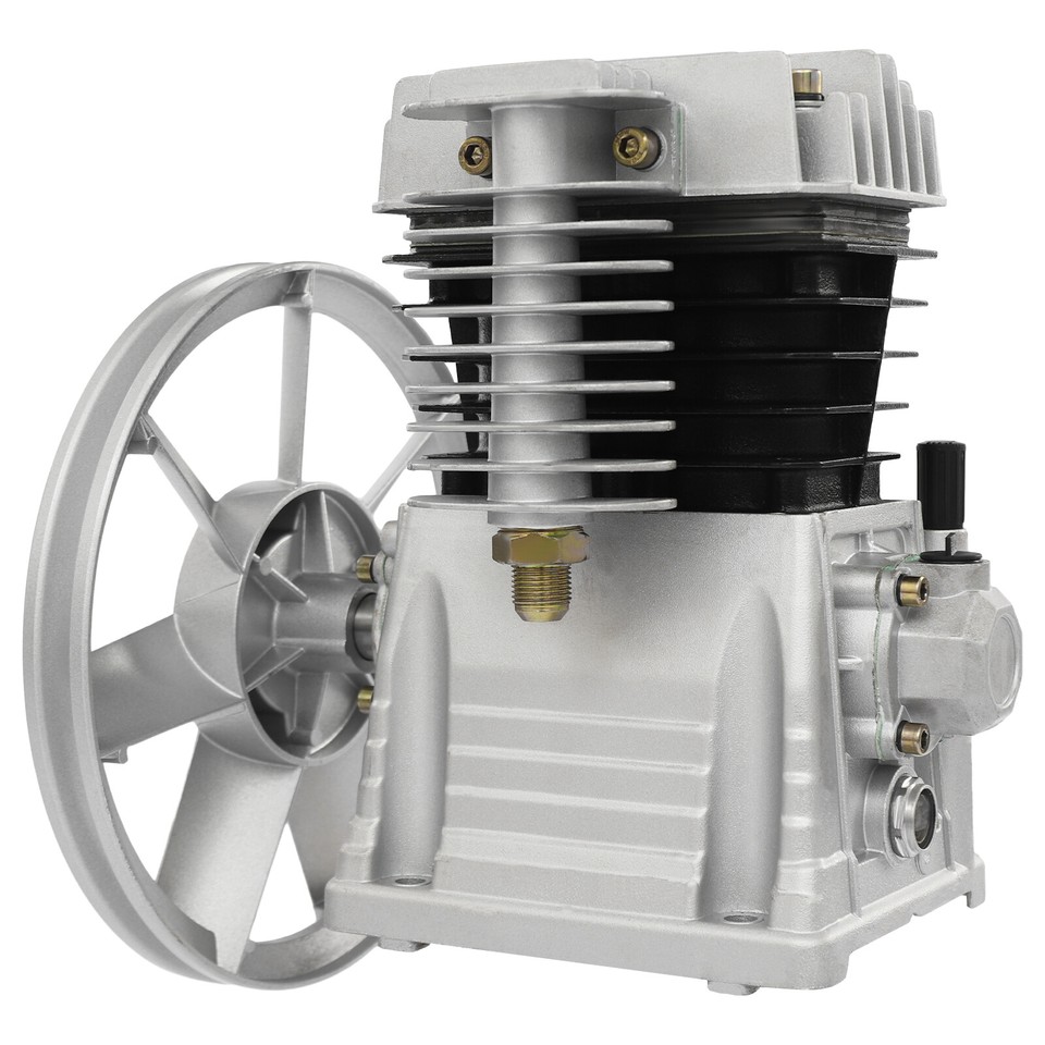 Air Compressor Pump Head Single Stage Twin Cylinder Air Compressor Pump ...