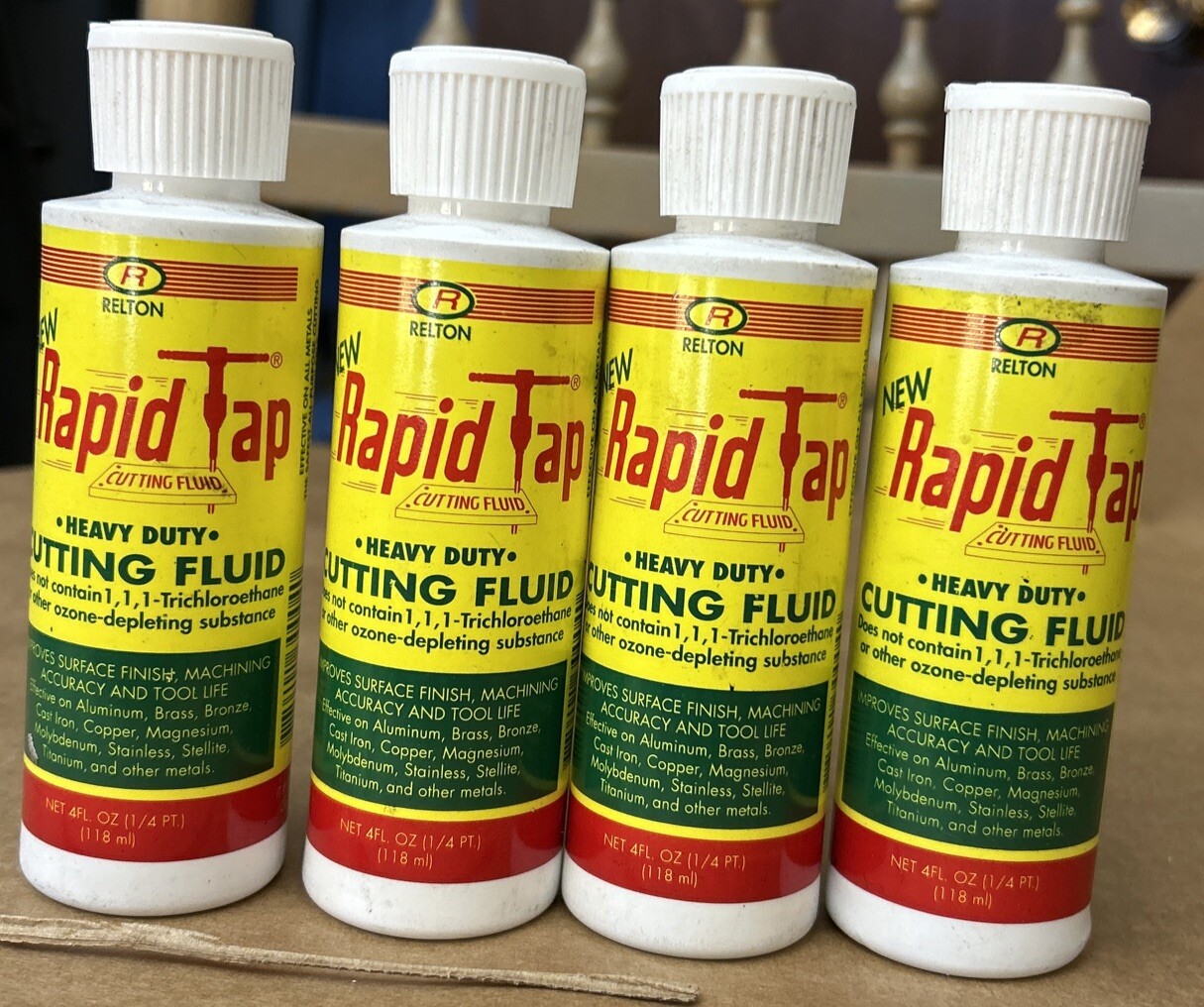 🔥4pk🔥Rapid Tap Cutting Fluid Drilling Machining Hand Metal Tapping Oil ...