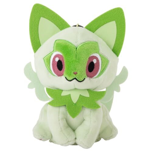 Geräusch Gefüllte Plüschtier Puppe Pokemon Nyaoha Sprigatito 15cm Goods ...