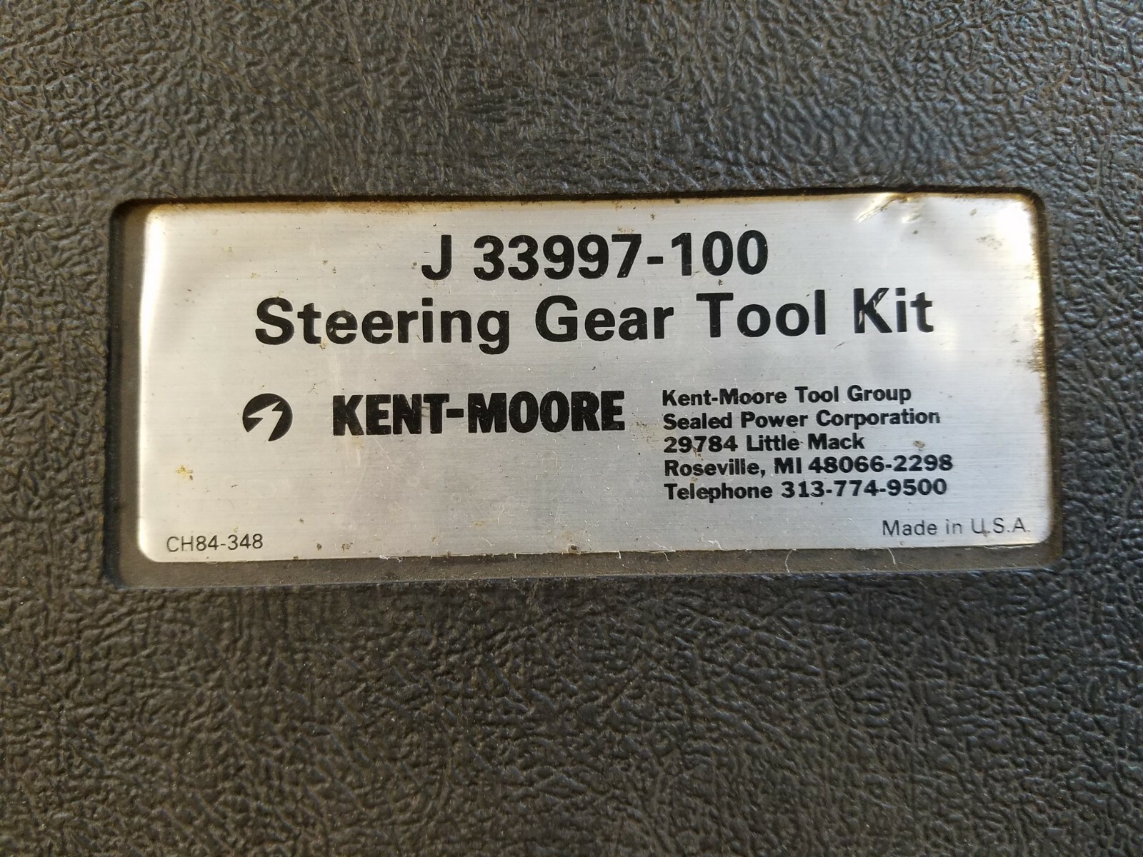 Kent Moore Steering Gear Tool Kit J 33997-100 | eBay