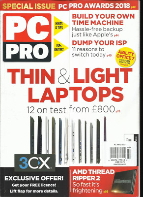 PC PRO MAGAZINE, SPECIAL ISSUE, PC PRO AWARDS, 2018 NOVEMBER, 2018 ...