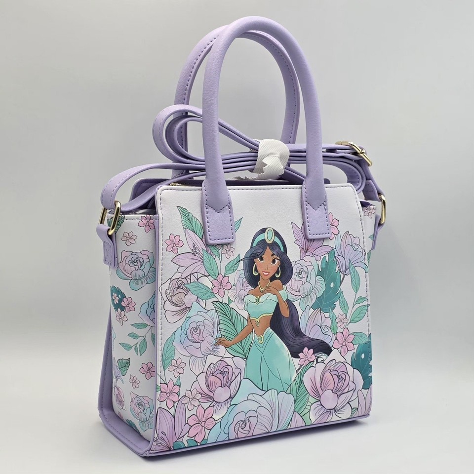 Loungefly Disney Princess Jasmine Floral Mini Satchel Bag New | eBay
