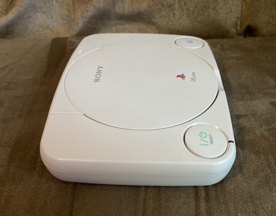 Official Sony PlayStation 1 PS1 Slim PSone Console Complete w ...