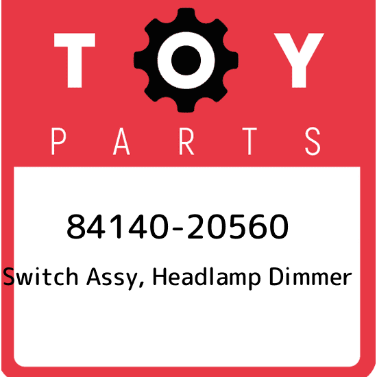 84140-20560 Toyota Switch assy, headlamp dimmer 8414020560, New Genuine ...