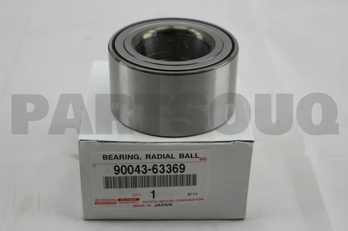 9004363369 Genuine Toyota BEARING (FOR FRONT AXLE HUB), RH/LH 90043 ...
