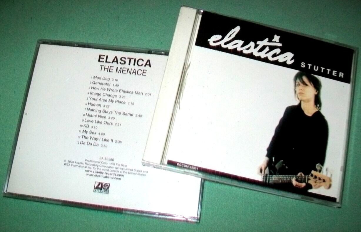 Elastica **PROMO CD LOT** Stutter -- The Menace | eBay