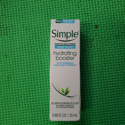 **2 PACK** Simple Water Boost Hydrating Booster Sensitive Skin 0.85 Oz ...