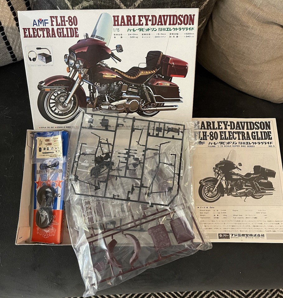 AMF FLH 80 Harley Davidson Electra Glide Motorcycle model kit ...