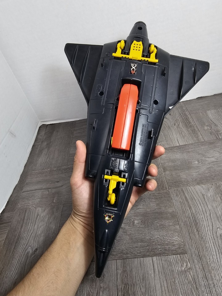 Vtg G.I. Joe Cobra Liquidator Jet Vehicle Hasbro 1991 Black Jet Fighter ...