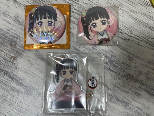 Demon Slayer Kimetsu no Yaiba Kanao Ufotable Cafe 2020 Acrylic Stand Badge Set | eBay