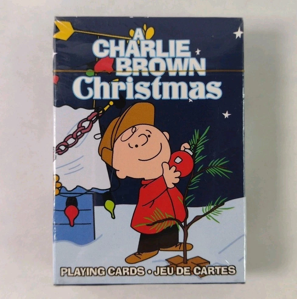 Peanuts Charlie Brown Christmas Playing Cards New Sealed Deck Stocking ...