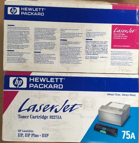 Genuine HP LaserJet Toner 92275A 75A for LaserJet IIP IIP Plus IIIP Lot ...