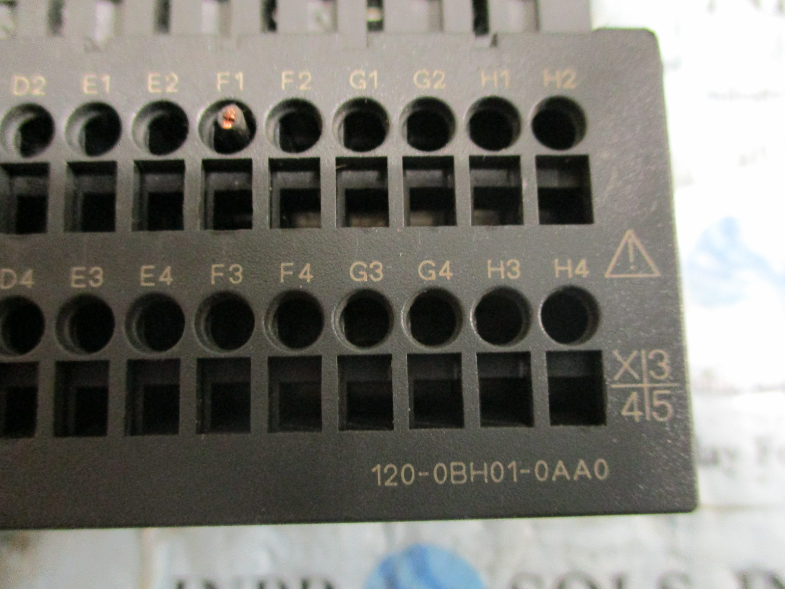 Siemens 6ES7120-0BH01-0AA0 Simatic TB16 SC Terminal Block Module *Fully ...