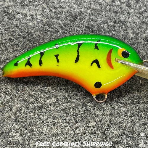 Bandit Baits Vintage Wood Flatsided Carolina Crankbait Lure Floater ...