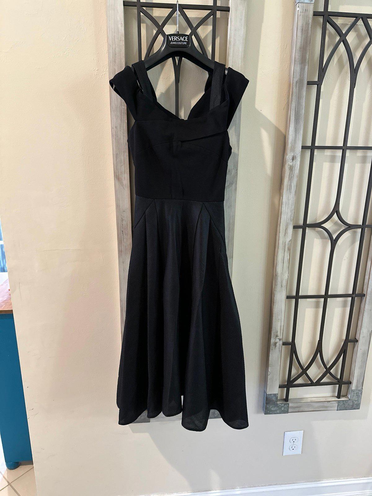 Elliatt Black Dress Off Shoulder size S LBD | eBay