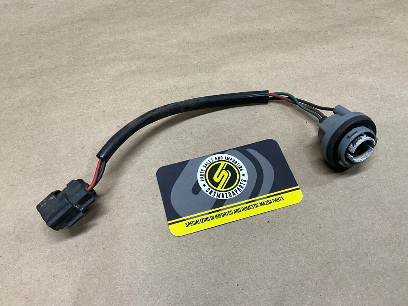 90-97 Mazda Miata OEM Front Turn Signal Bumper Light Socket Harness ...