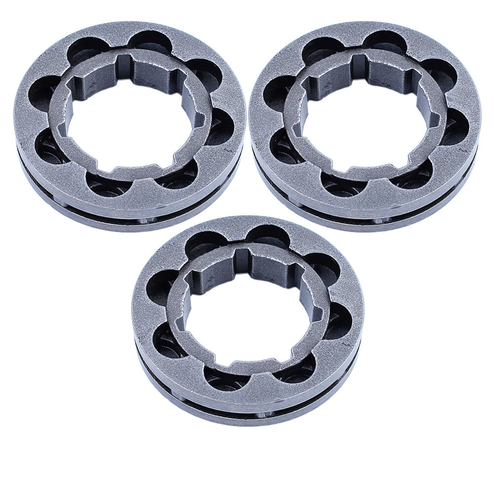 3PCS 3/8-8T Sprocket Rim For Husqvarna 272 372 372XP 362 365 371 371XP ...