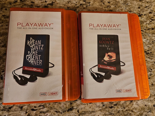 2 Playaway Digital Audio Books: Unabridged by Dean Koontz (free ...