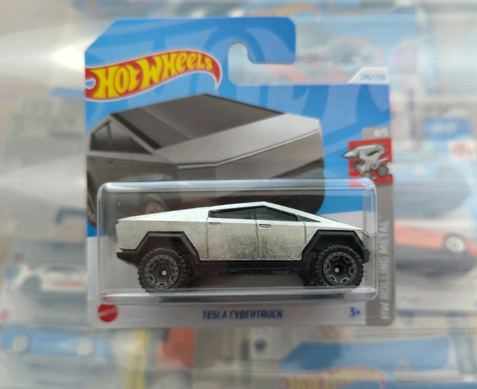 Hot Wheels Collectible Tesla Cyber truck Cuber Quad Bundle New In Box ...