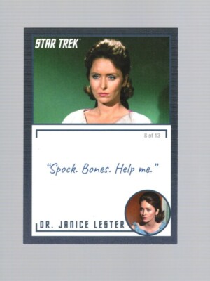 2020 STAR TREK TOS ARCHIVE & INSCRIPTION DR JANICE LESTER #98 VARIATION ...