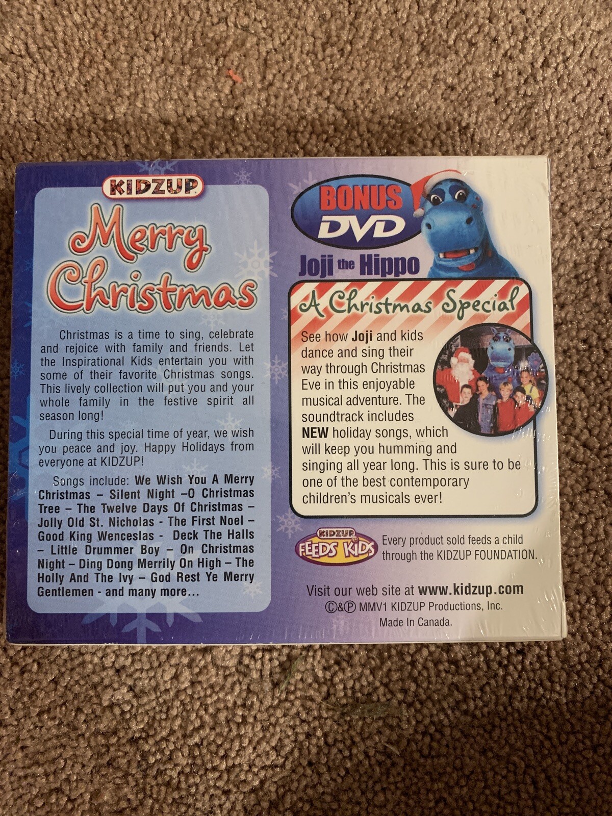 BRAND NEW MERRY CHRISTMAS - Kidzup (Holiday/Carols) 3 Pack - 2 CDs and ...