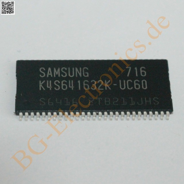 1 X K4s641632k-uc60 64mb K-die SDRAM Samsung Tsop-54 1pcs for sale ...