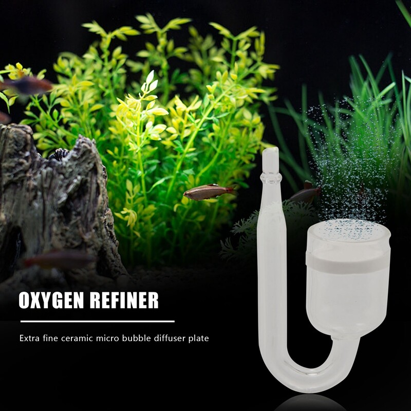 Aquarium Fish Tank CO2 Diffuser Carbon Dioxide Reactor with Ceramic ...