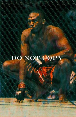 Jon Bones Jones Fight Poster 11x17 MMA UFC Champion Wall Art Ultimate ...