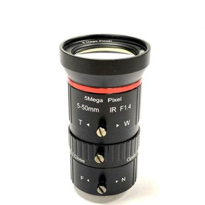 10x Zoom 5-50mm HD 5MP Manual Iris CS Camera Industrial Surveillance ...