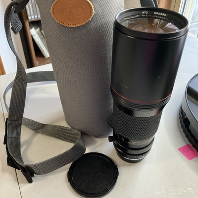 Tokina 400mm f5.6 SD Camera Lens for Pentax KA Mount Tripod Mount Caps ...