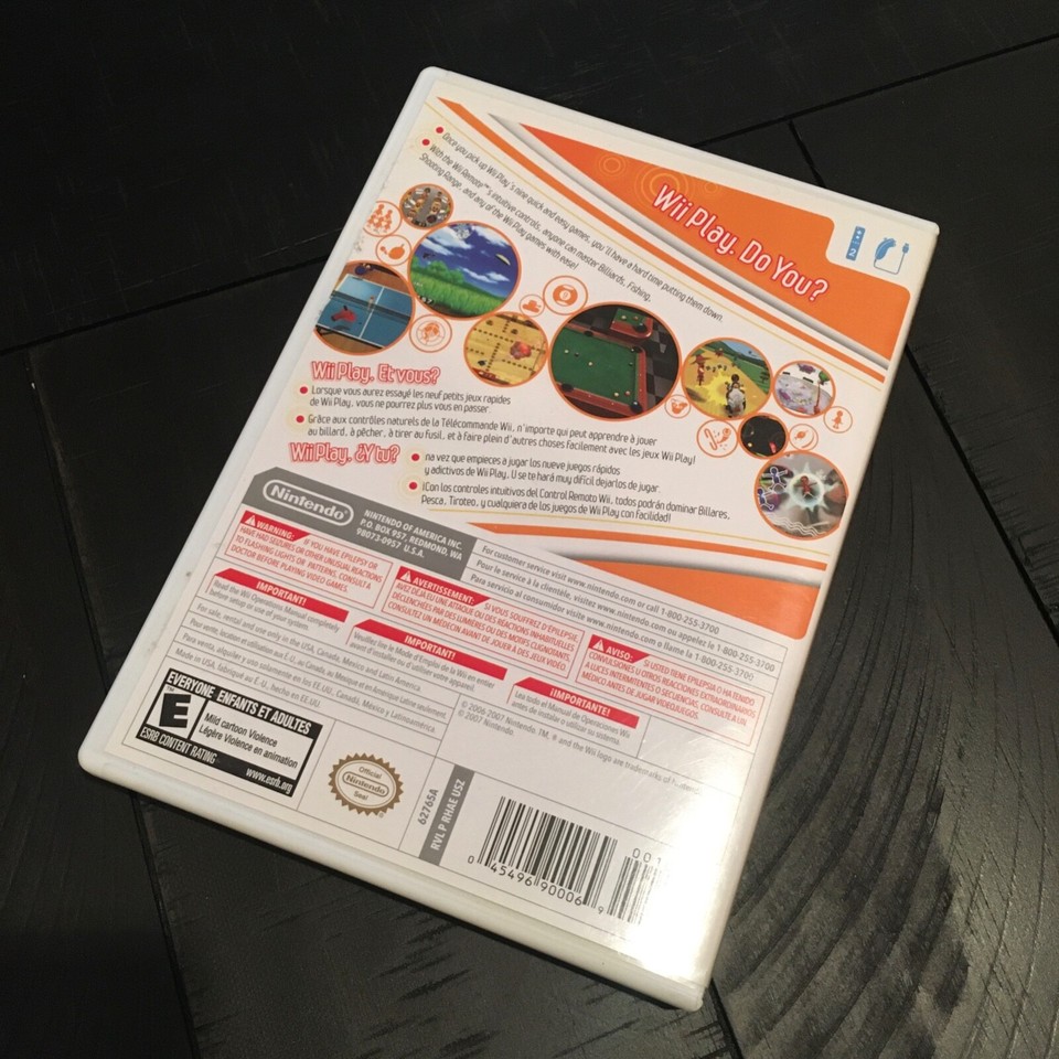 Wii Play - Nintendo Wii game (2007) - In-box with Manual | eBay