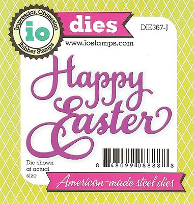 Happy Easter Die Cutting Die Crafts Die by IMPRESSION OBSESSION DIE367 ...