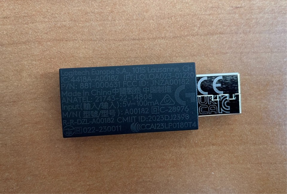 Logitech Receiver USB Stick Receiver for Logitech G PRO X 2 Headset ...