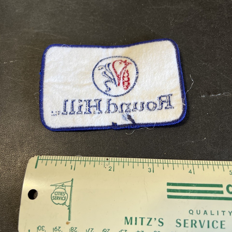 Vintage Employee Patch Round Hill Turkey Poultry Farms | eBay