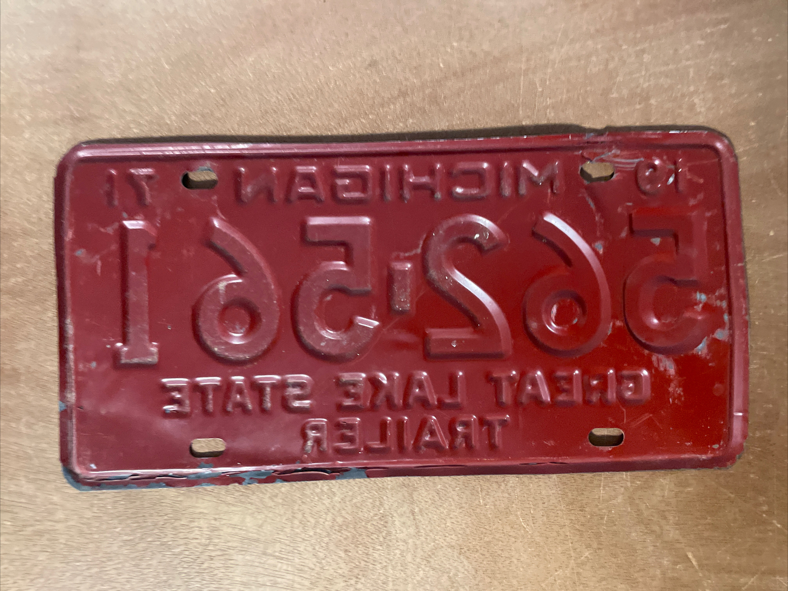 1971 1972 Michigan License Plate Trailer 562 561 EBay 1971-1972-michigan-license-plate-trailer-562-561-ebay