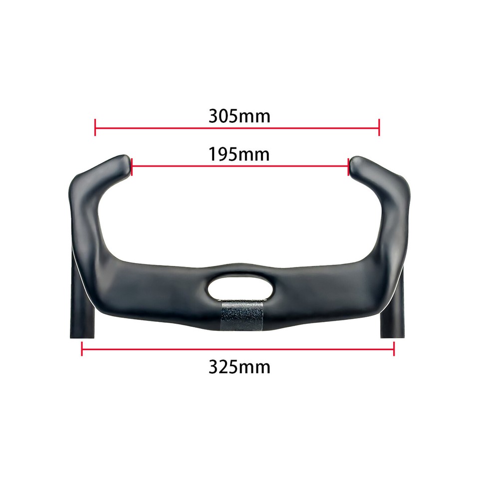 Carbon Fiber Track Cycling Handlebar TT Bike Handle Bar 31.8mm UCI ...