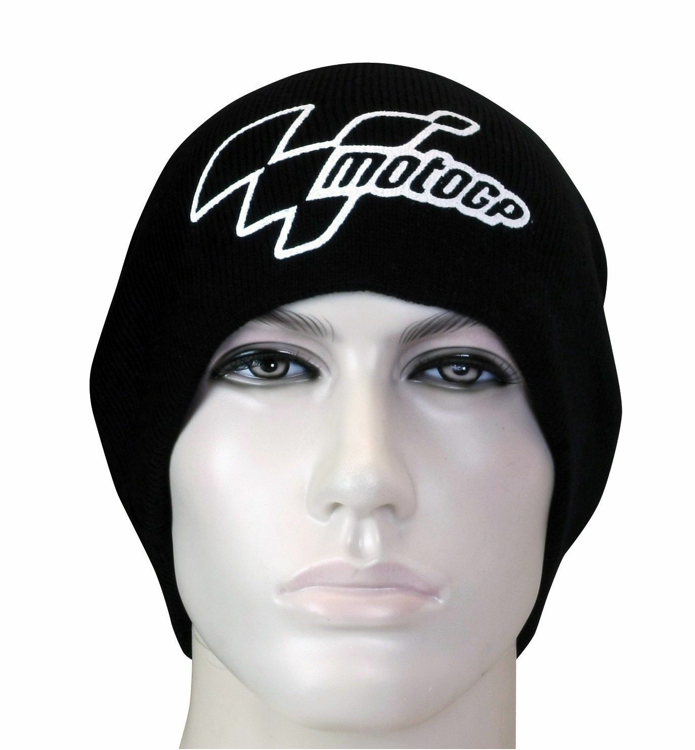 MotoGP Official Thermal Cool Beanie Motorcycle White Logo Hat - Classic ...