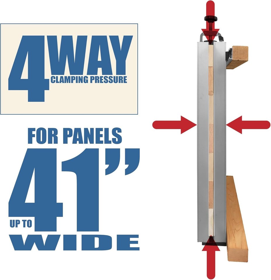 4-Way Pressure Clamp | 43" Long Panel Clamping System | eBay