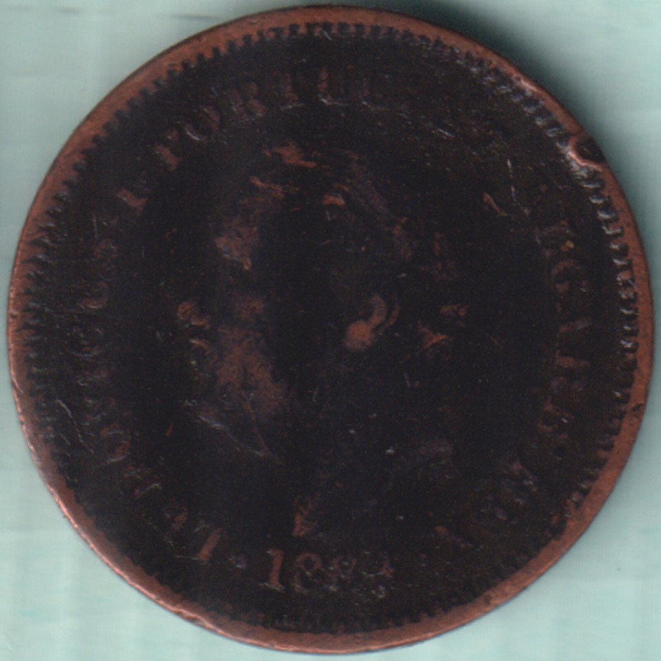 PORTUGUESE INDIA 1884 LUDOVICUS I OITAVO DE TANGA RARE COPPER COIN | eBay
