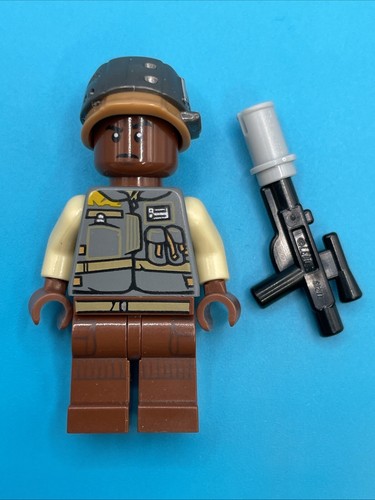 Lego Star Wars Minifigure Rebel Trooper Lieutenant Sefla Blaster 75153 ...