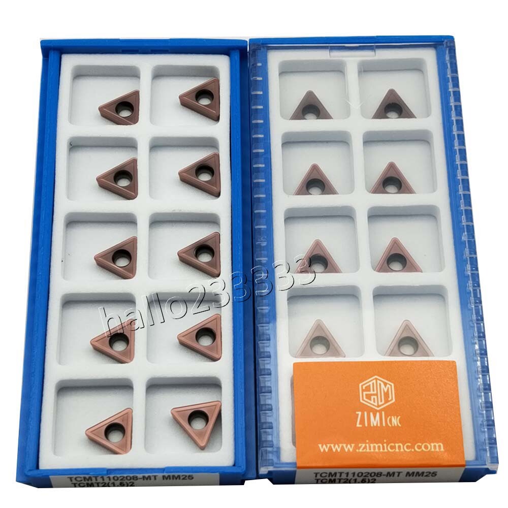 NEW 10PCS TCMT110208-TM TCMT2(1.5)2 CNC Carbide inserts For P/M/K STFCR ...